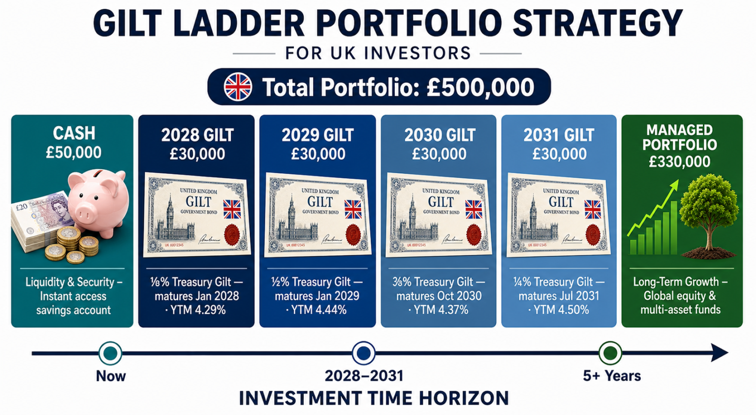 How to Build a Tax Efficient Gilt Ladder | Clearly Investments